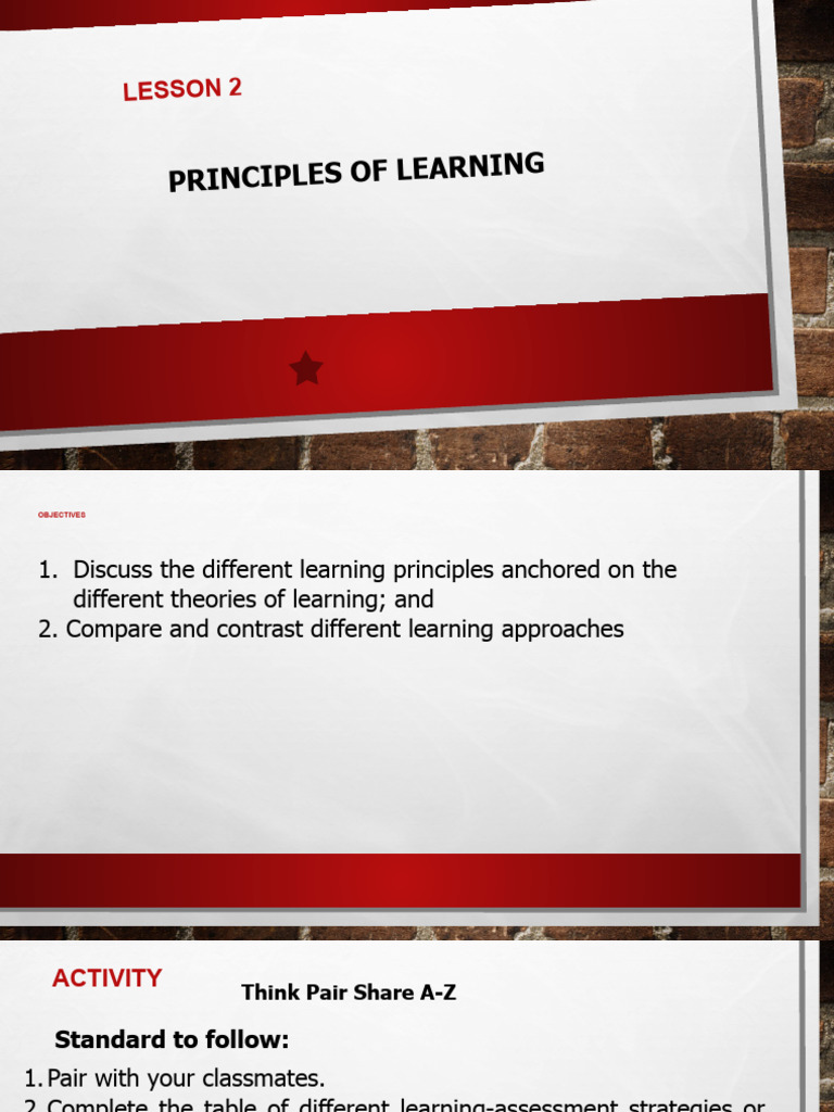 Educ 111 - Module 4 Lesson 2 | PDF