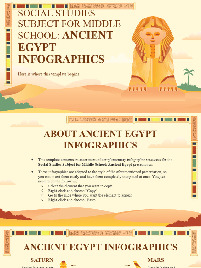 Ancient Egypt Infographics for Students | PDF
