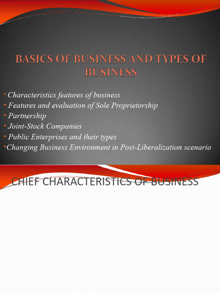 Basics of Business | PDF