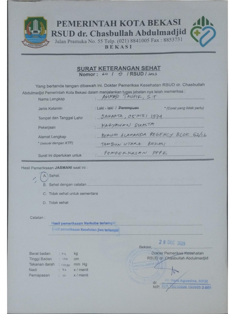 Suket Sehat Jasmani Dan Rohani | PDF