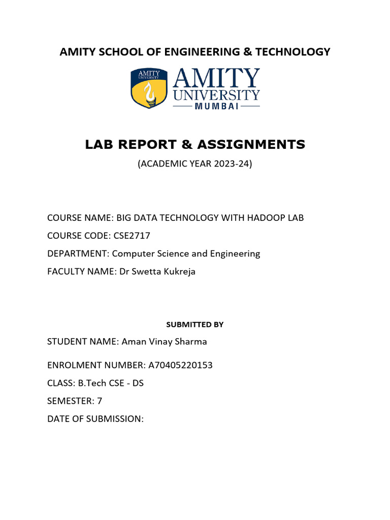 Big Data Lab Pdf 