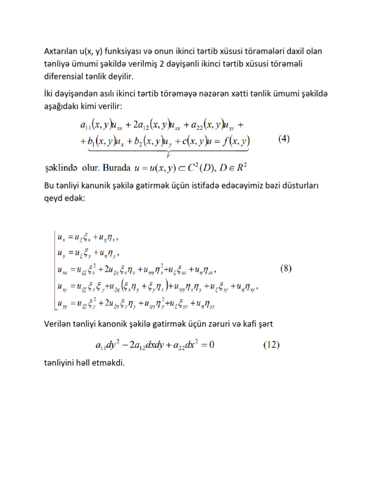 Riyazi Fizika Misallar Word | PDF