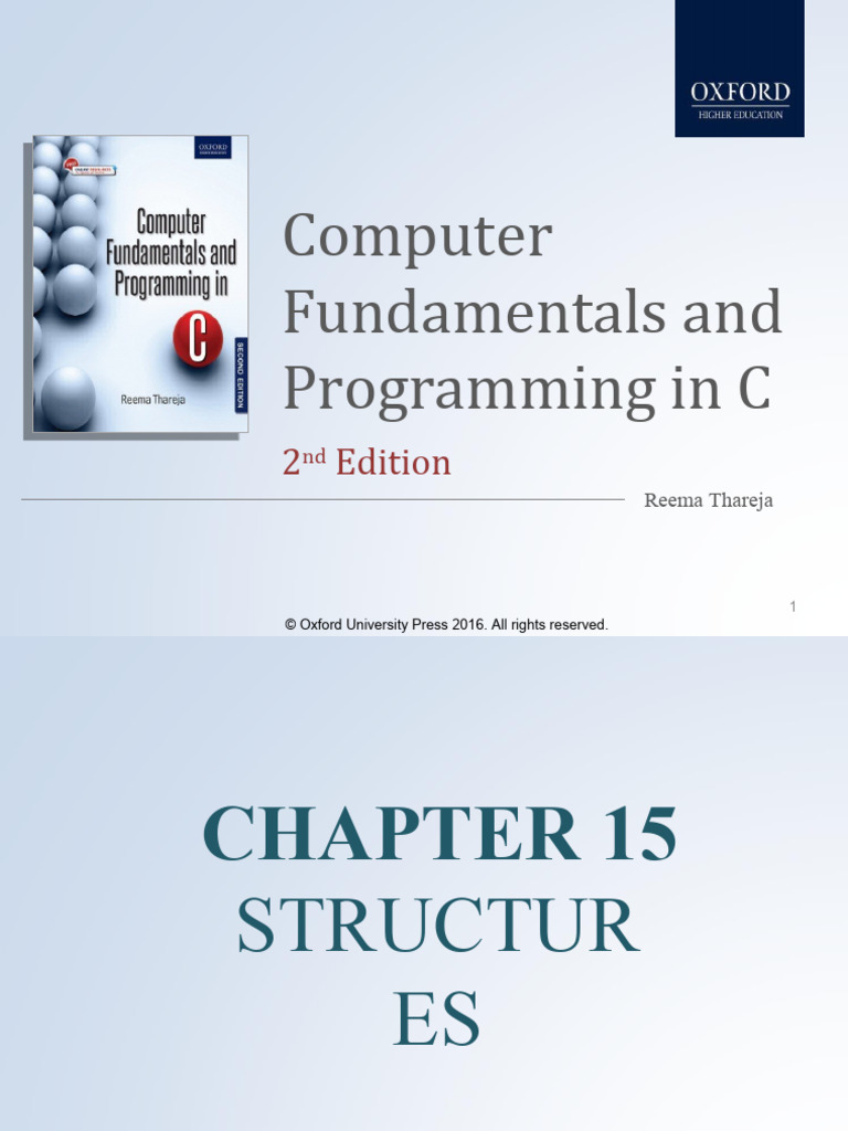 Chapter 15 Structure, Union, and Enumerated Data Type | PDF | Pointer ... Chapter 15 Structure, Union, and Enumerated Data Type | PDF | Pointer ...