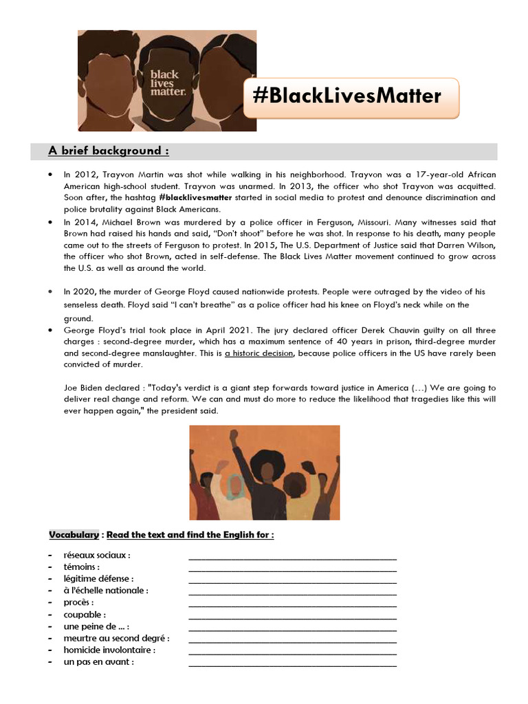 Black Lives Matter | PDF