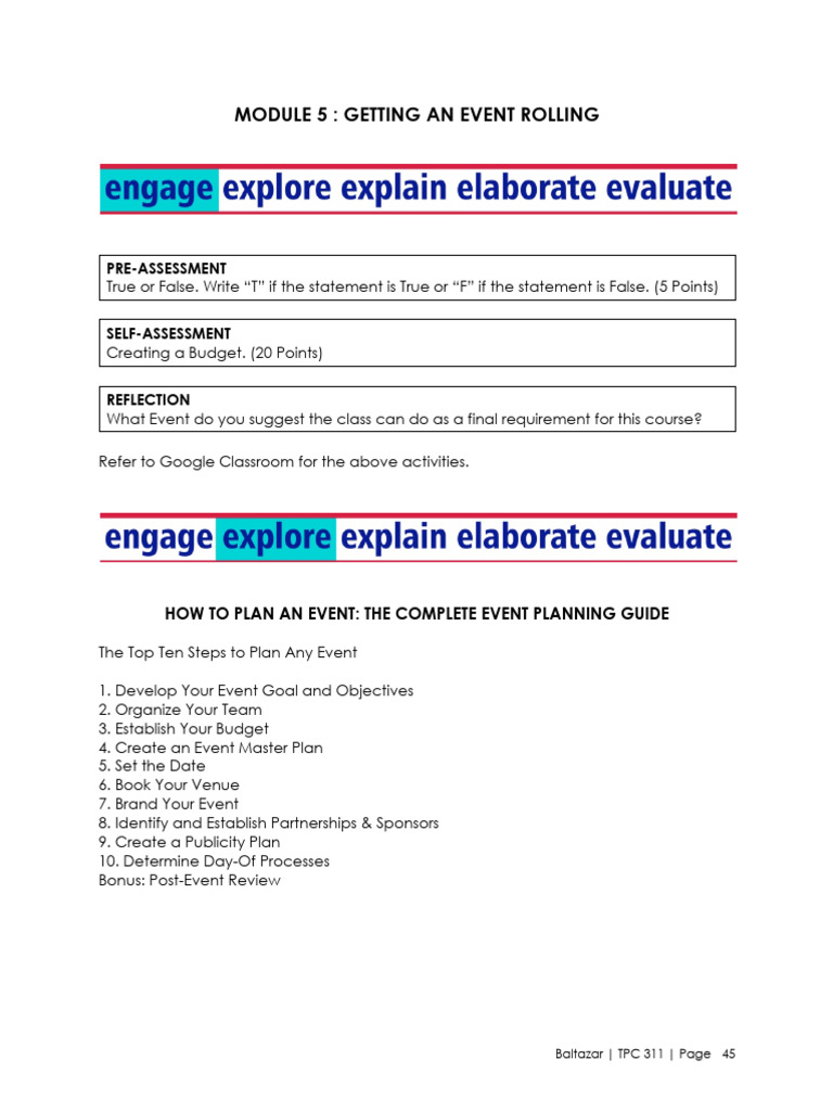 Obl TPC 311 Module 5 | PDF