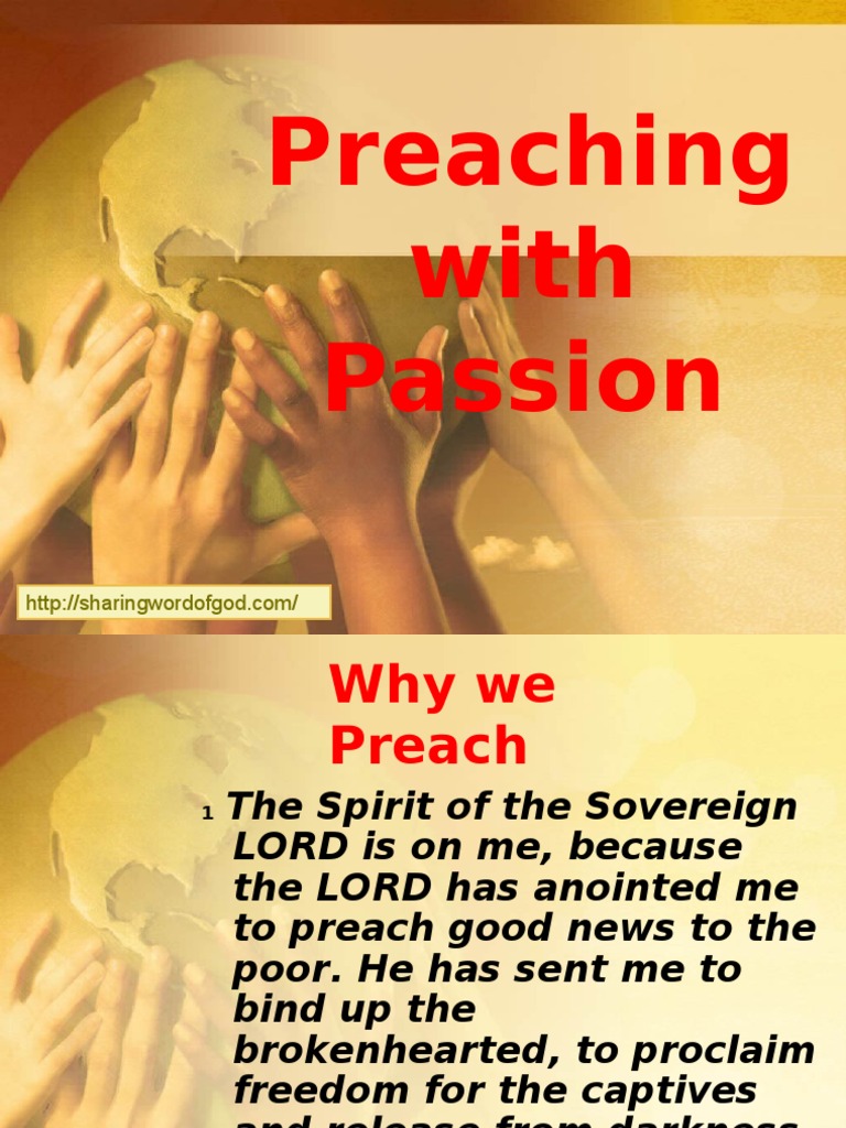 Preaching With Passion | Gospel Of Matthew | Sermon