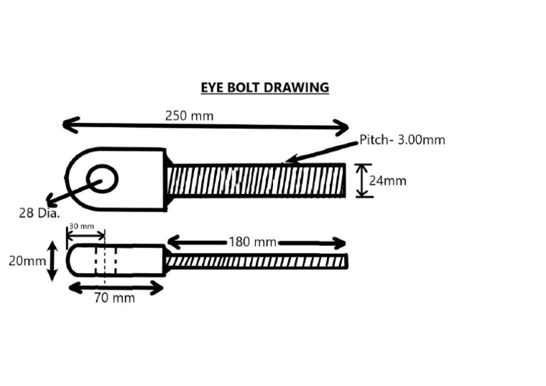 16 M24 threaded eye bolt | PDF
