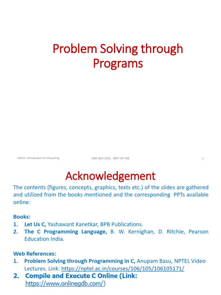 Chapter 02 - Problem Solving Through Programs | PDF