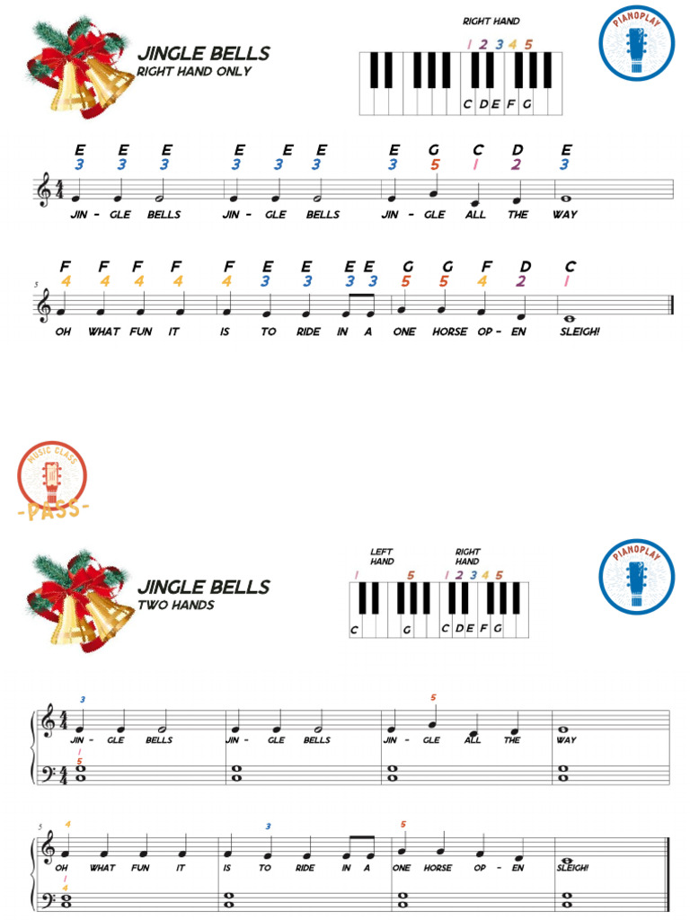 Jingle Bells - 3 Levels | PDF