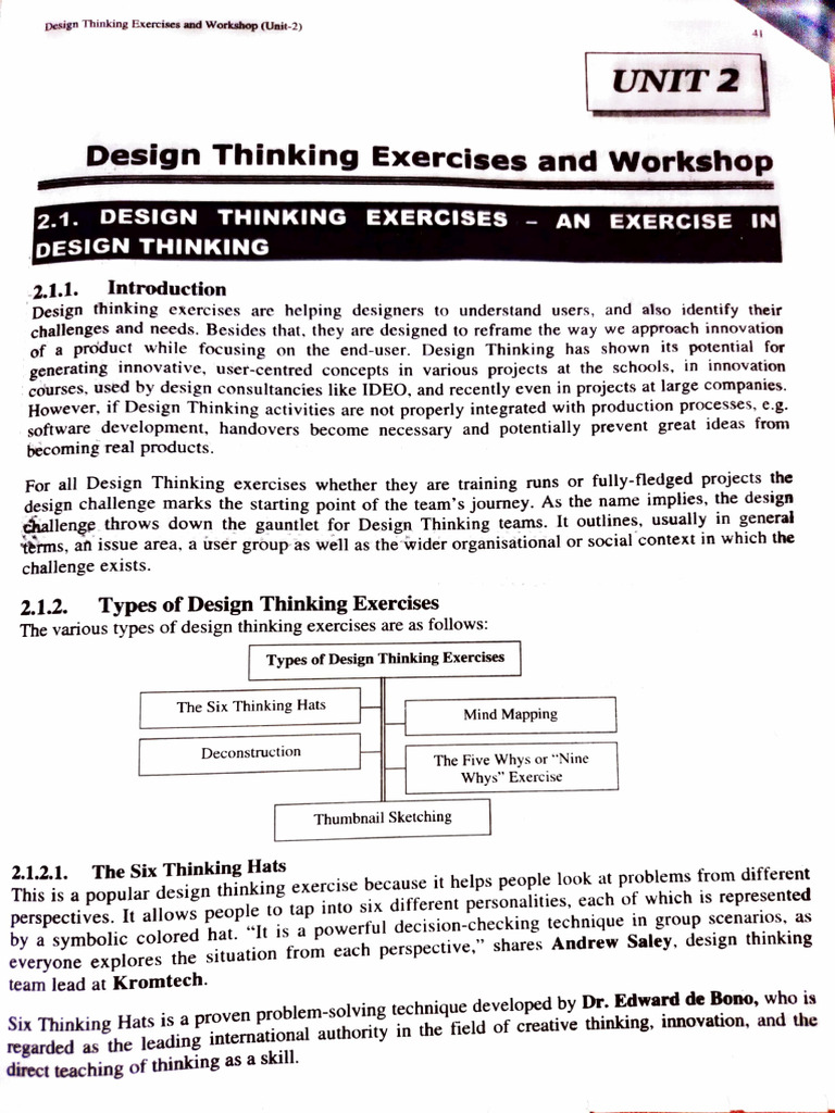 DT unit2 | PDF | Design Thinking | Thought