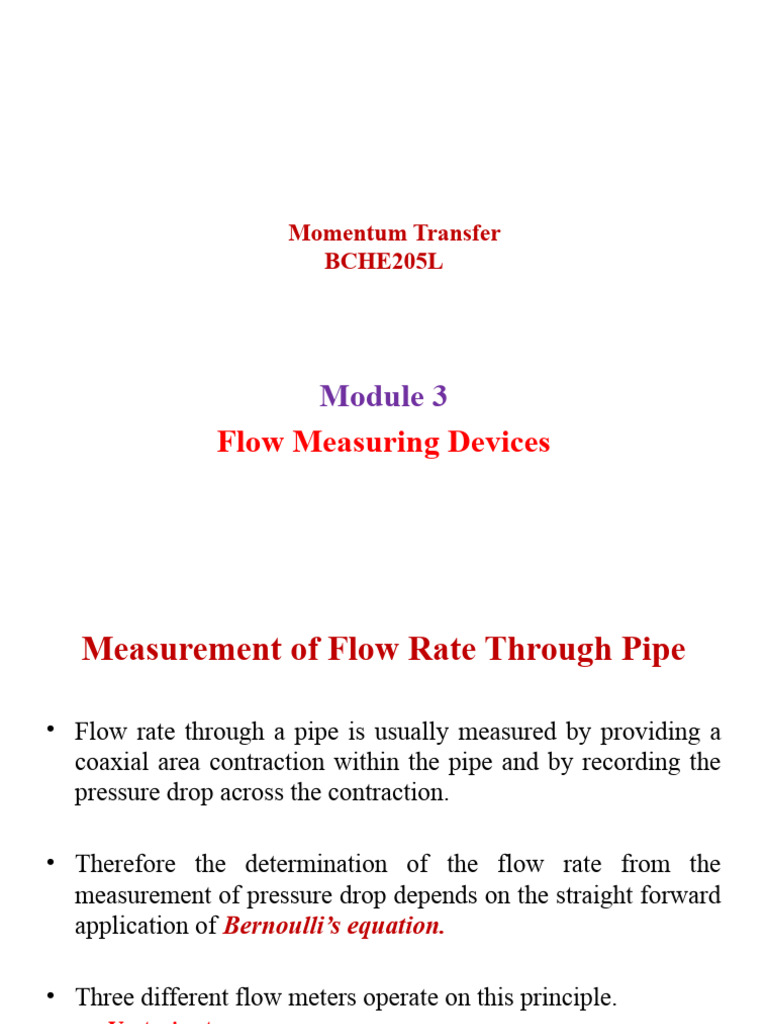 8-Module 3 - Flow Measuring Devices-18!08!2023 | PDF