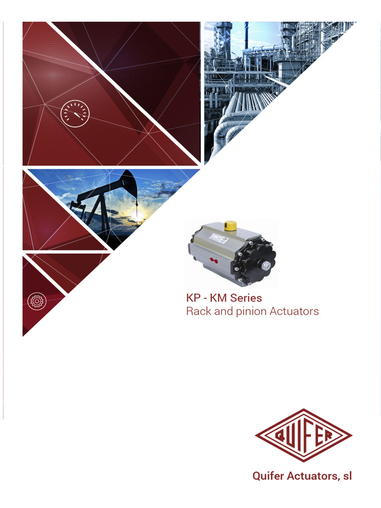 Atuadores Quifer Séries KP e KM | PDF | Actuator | Steel