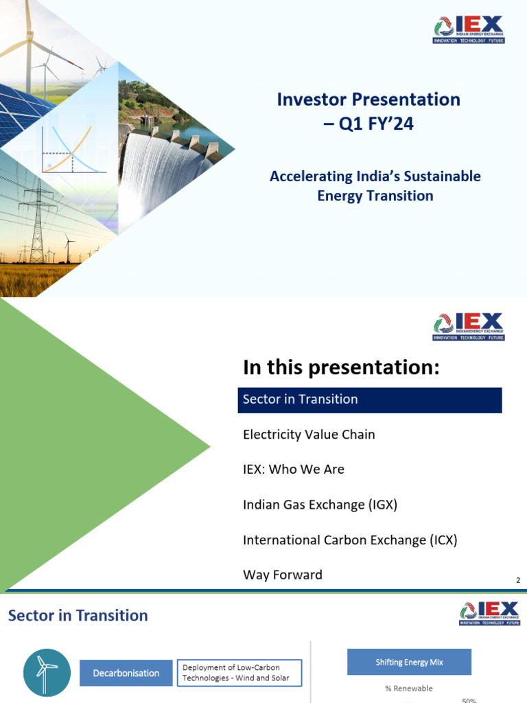 IEX Presentation | PDF