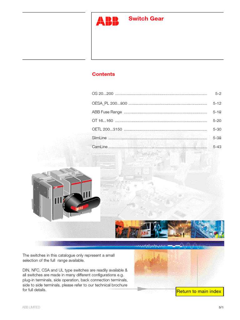 ABB Swiches | PDF | Switch | Building Engineering