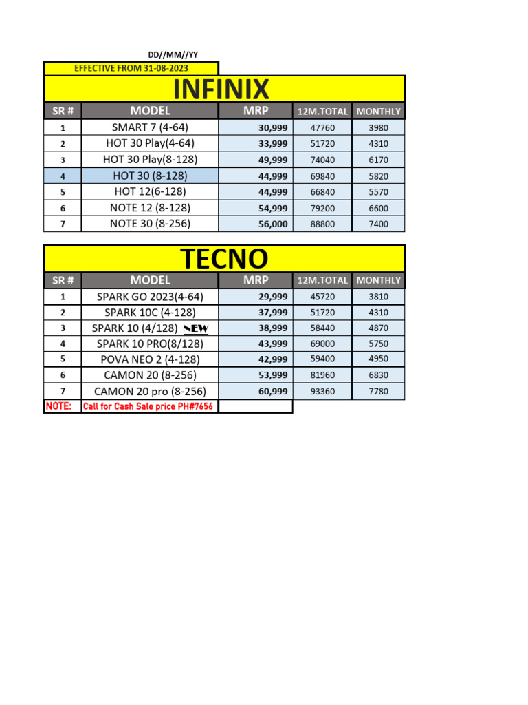 INFINIX | PDF | Technology & Engineering
