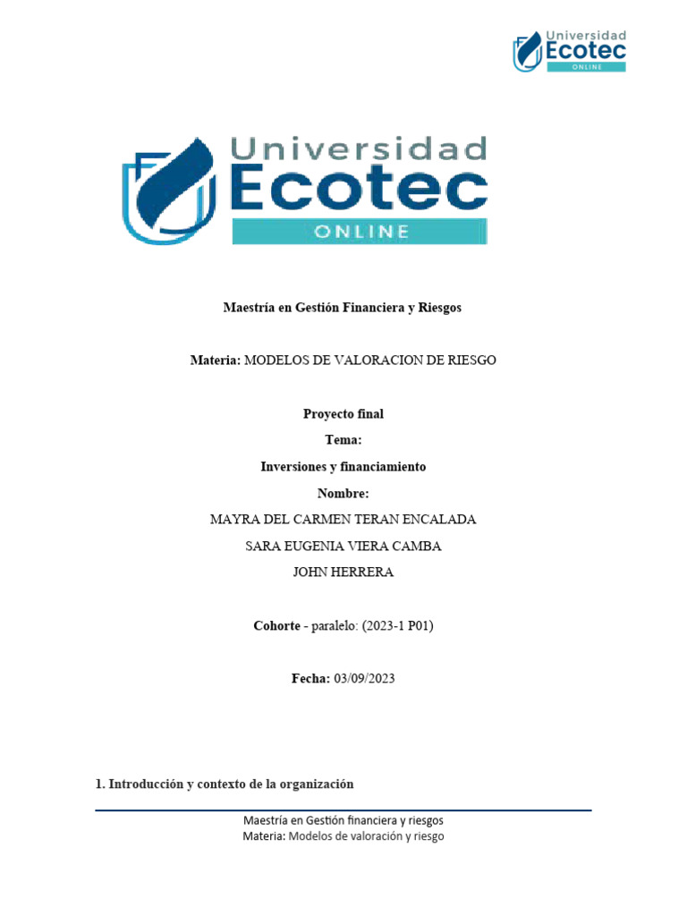 Análisis Financiero de Gerardo Ortiz | PDF | Negocios
