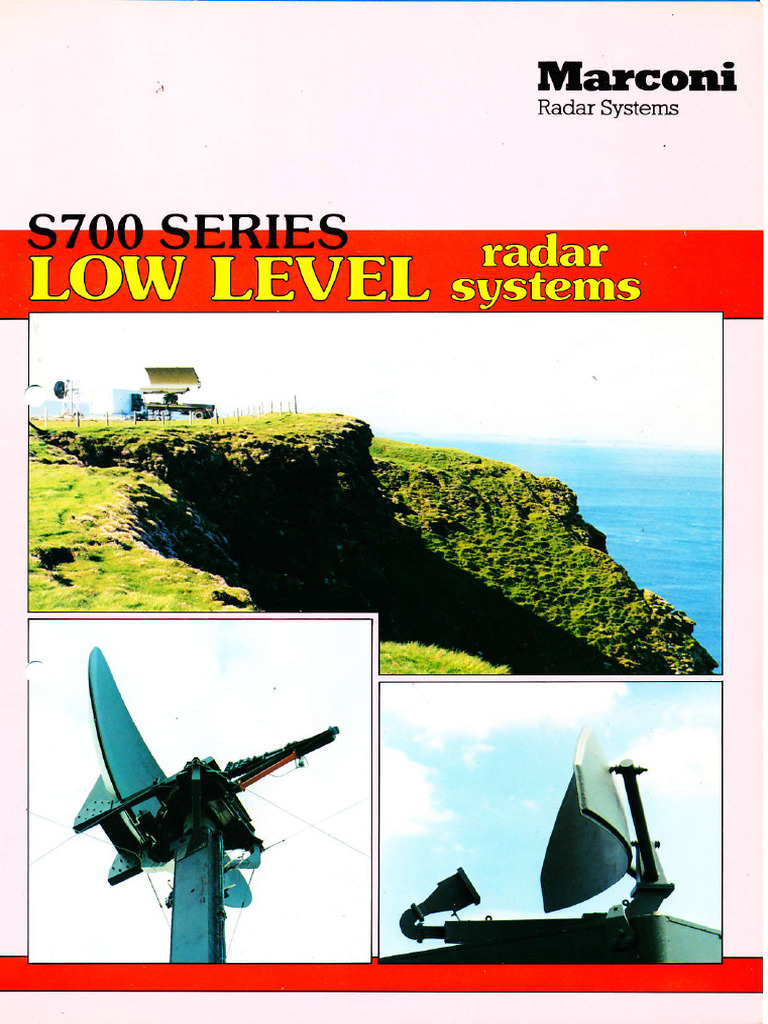 Marconi Low-Level Radar Systems Overview | PDF | Radar | Antenna (Radio)