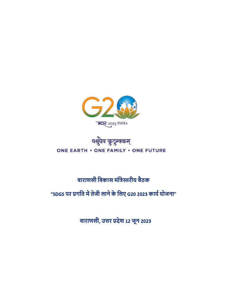 G20 2023 Hindi | PDF