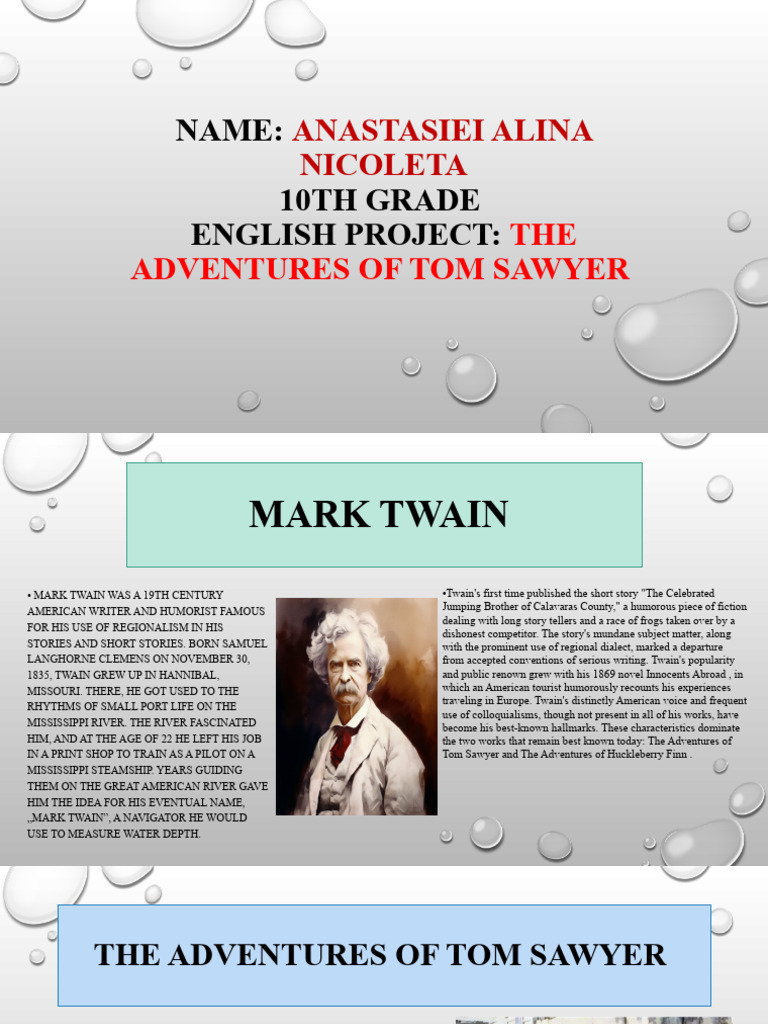 The Adventures of Tom Sawyer | PDF