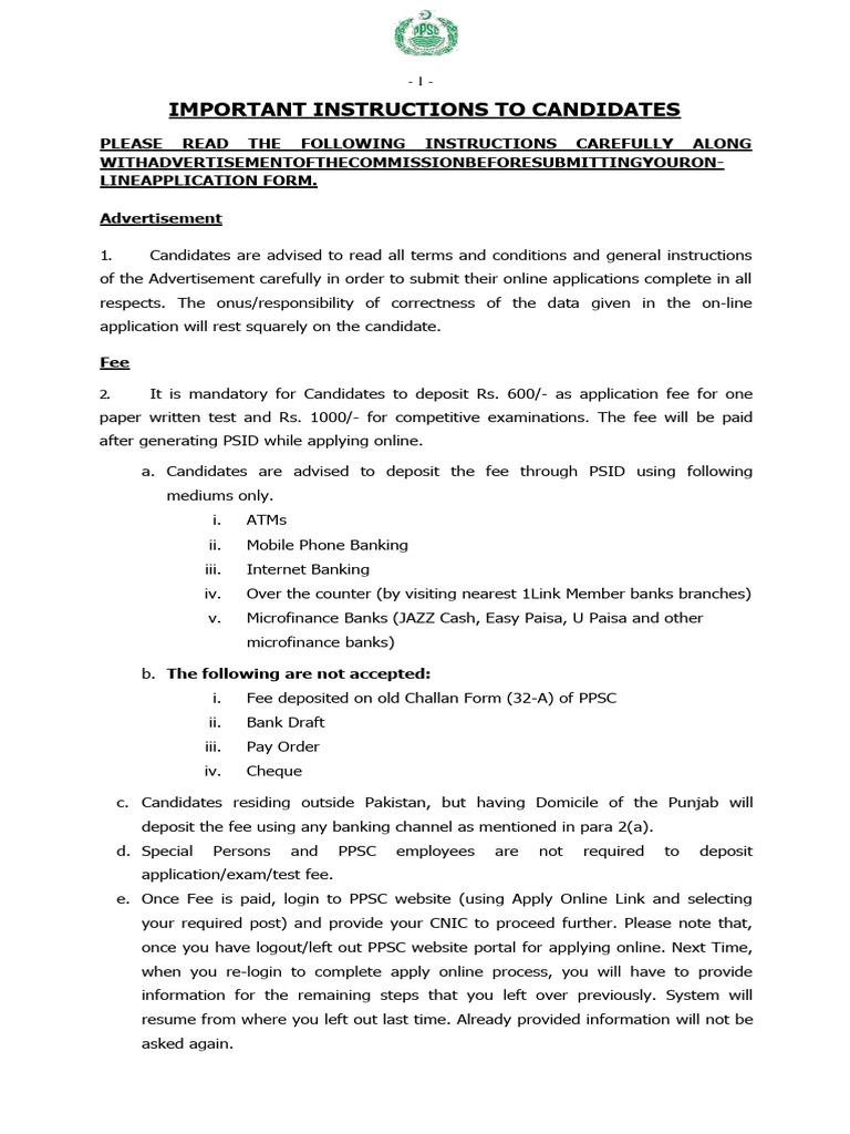 Important Instruction English Version 05-10-2023 | PDF