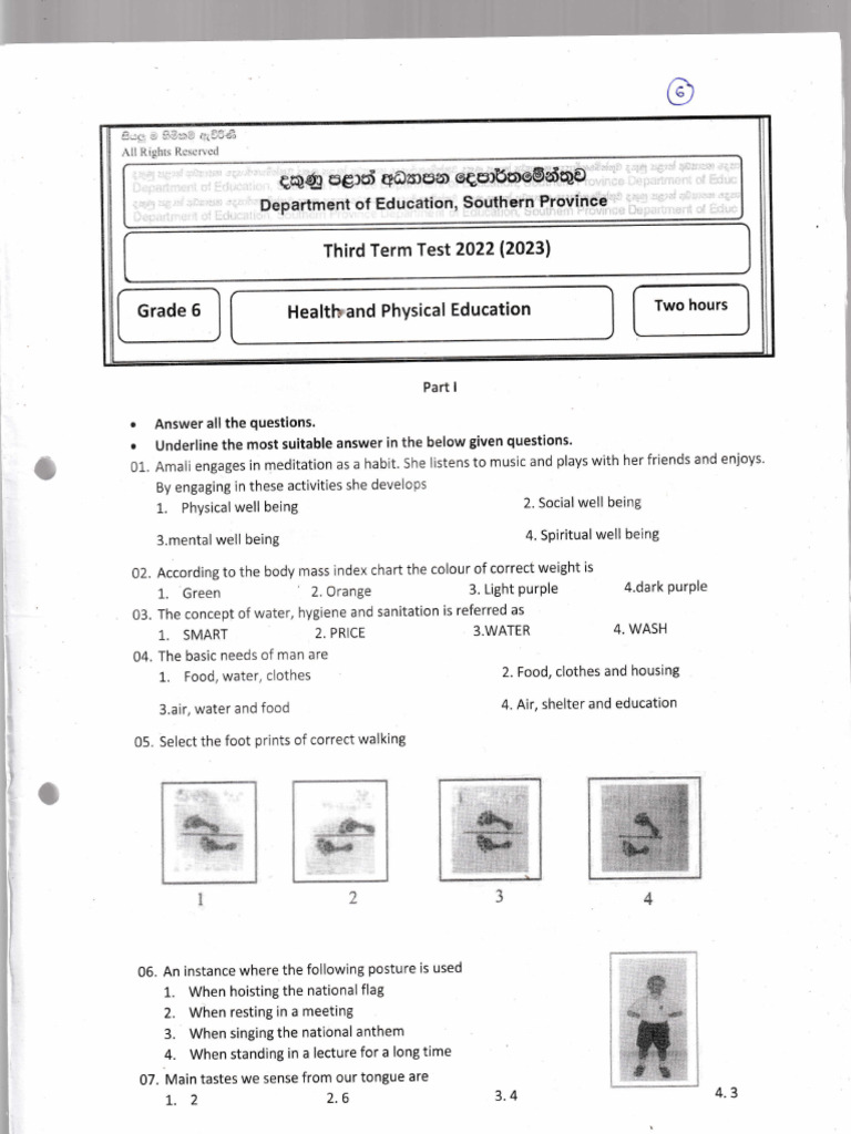 2022 Grade 6 3rd Tem Health - em | PDF | Foods | Nutrition