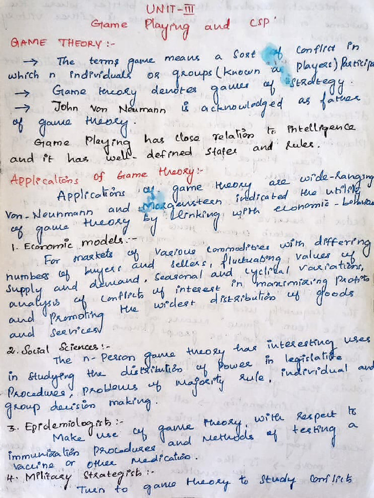 AI Sem (3) Unit-3 | PDF