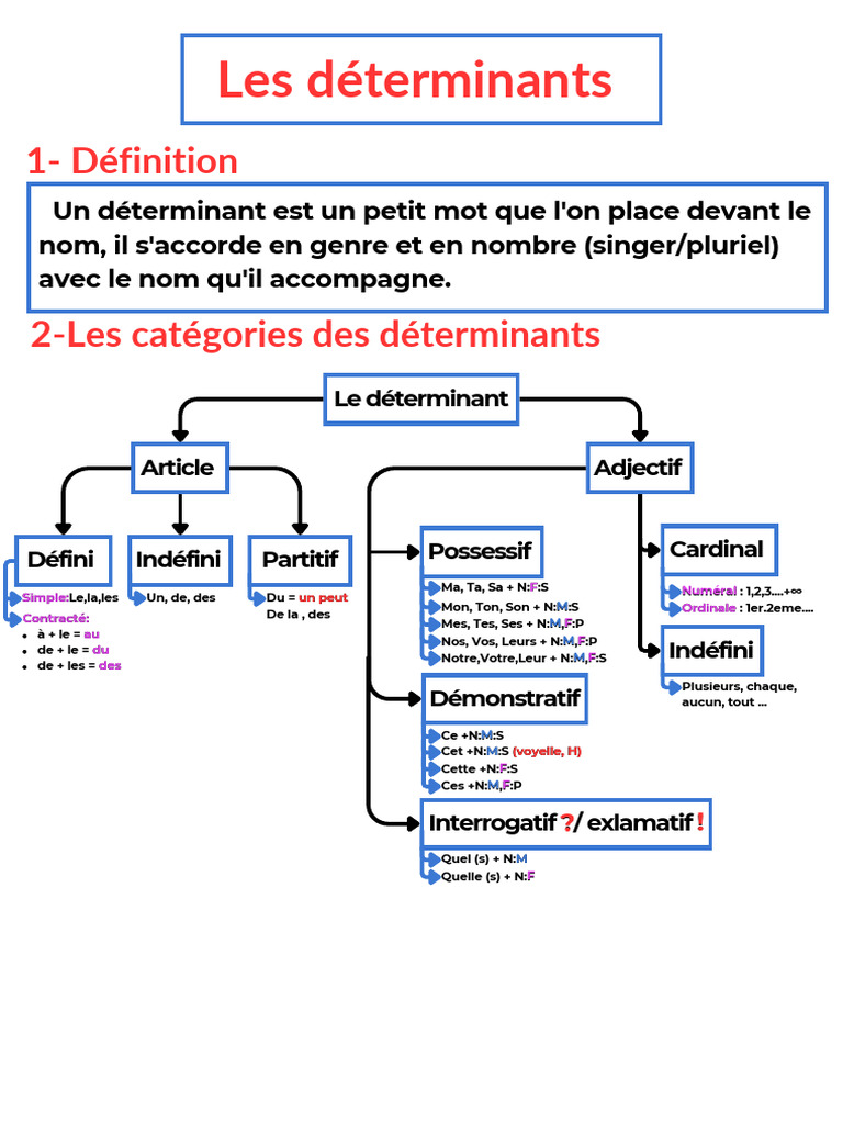 les déterminants | PDF