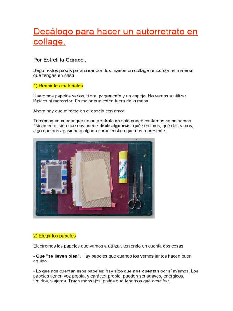 Decálogo Collage | PDF