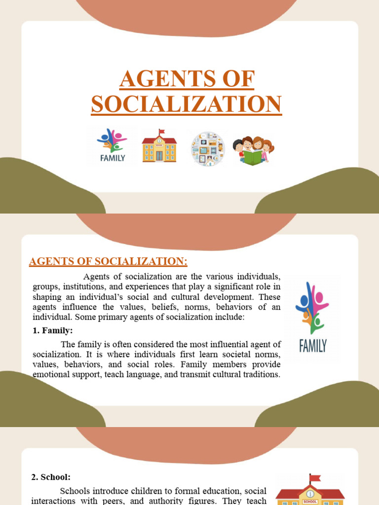 Key Agents of Socialization Explained | PDF | Wellness