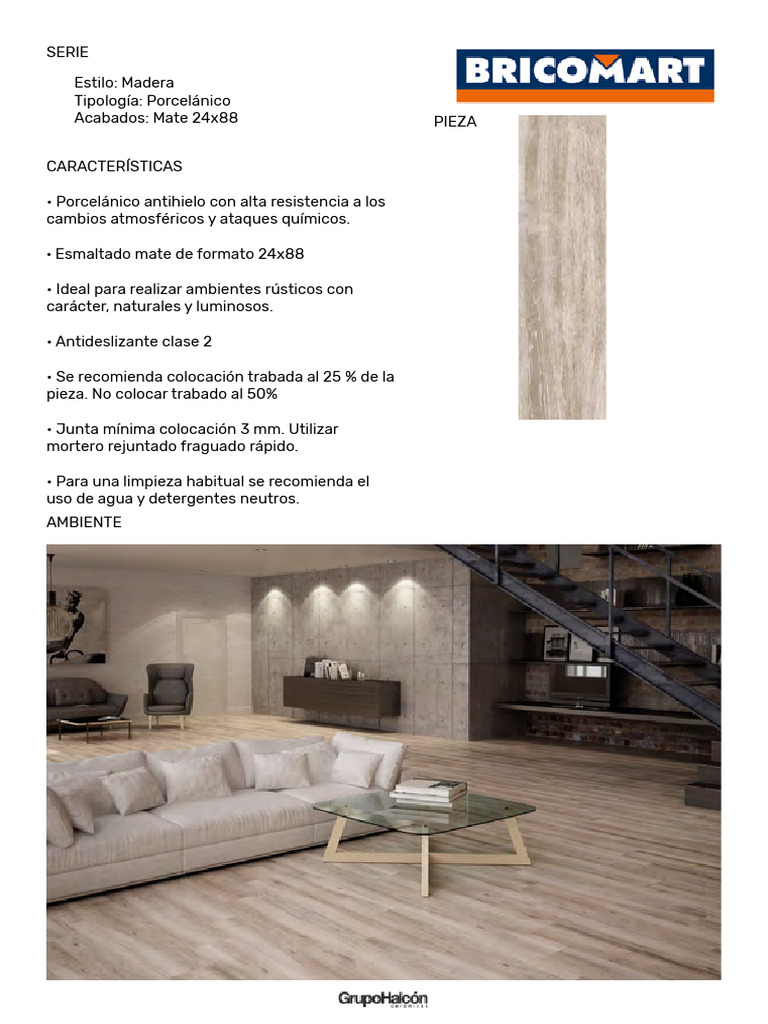Suelo Porcelanico X CM Tarraco Taupe 25033490 Techsheetsup 01 | PDF ...