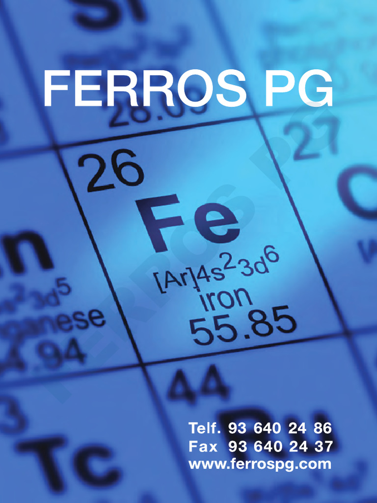 Catalogo Productos Hierro y Acero Ferros PG | PDF