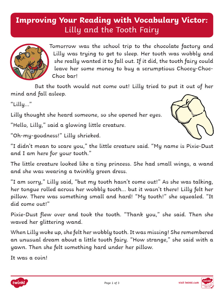1a Lilly and the Tooth Fairy | PDF