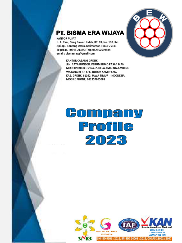 Profil PT. Bisma Era Wijaya | PDF