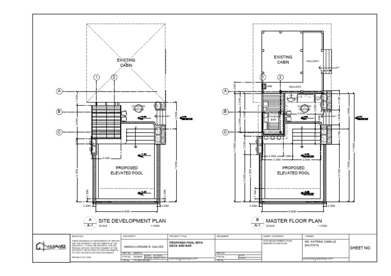 Proposed Pool & Deck Plan | PDF