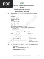 CSEC Add Maths 2017 May Past Paper Solutions | PDF | Quadratic Equation ...