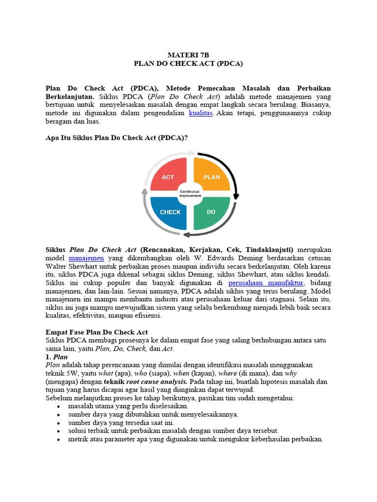 PDCA | PDF