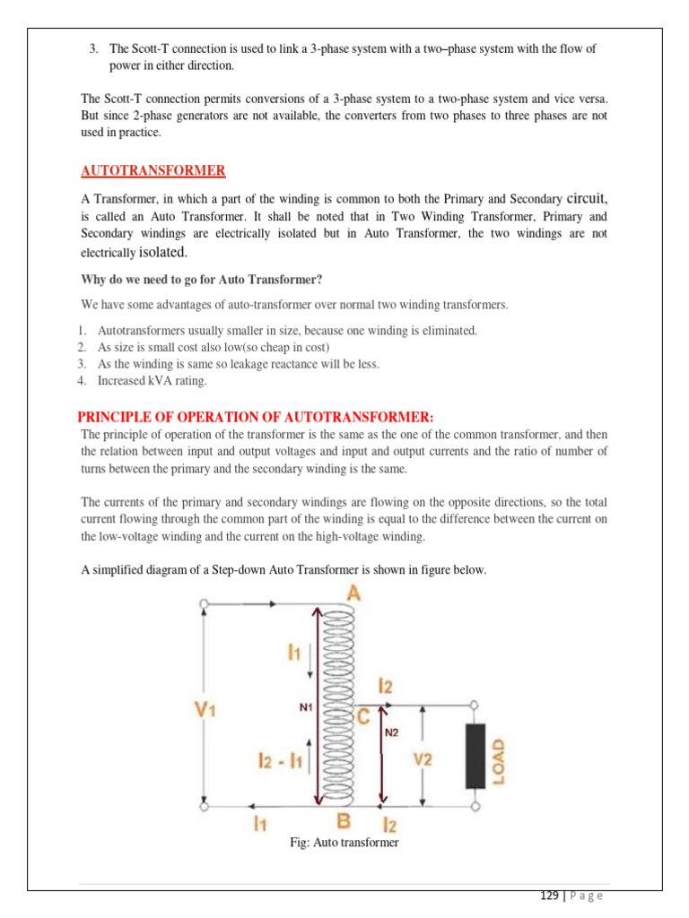 Auto Transformer Pdf