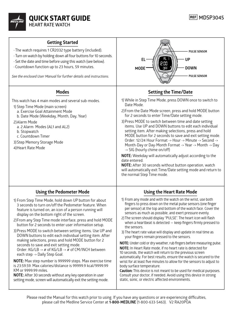 Optum 2261 MDSP3045 Quick Start Guide | PDF