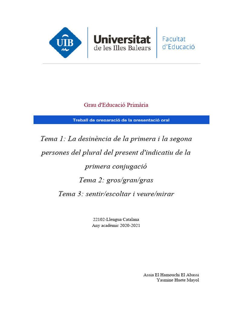 Treball de Recerca 2 | PDF