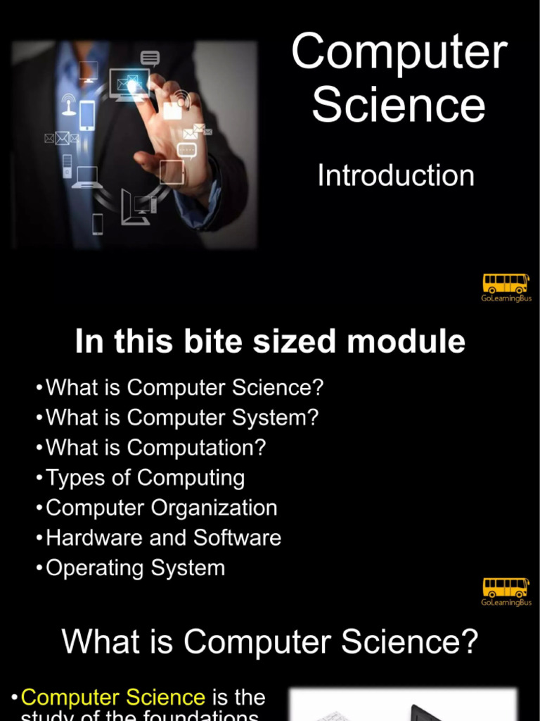 Introduction To Computer Science | PDF