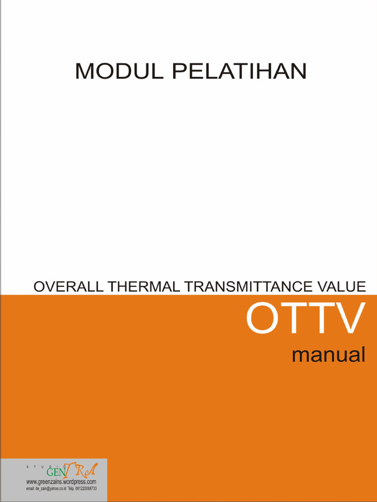 Panduan Kalkulasi OTTV dan RTTV | PDF