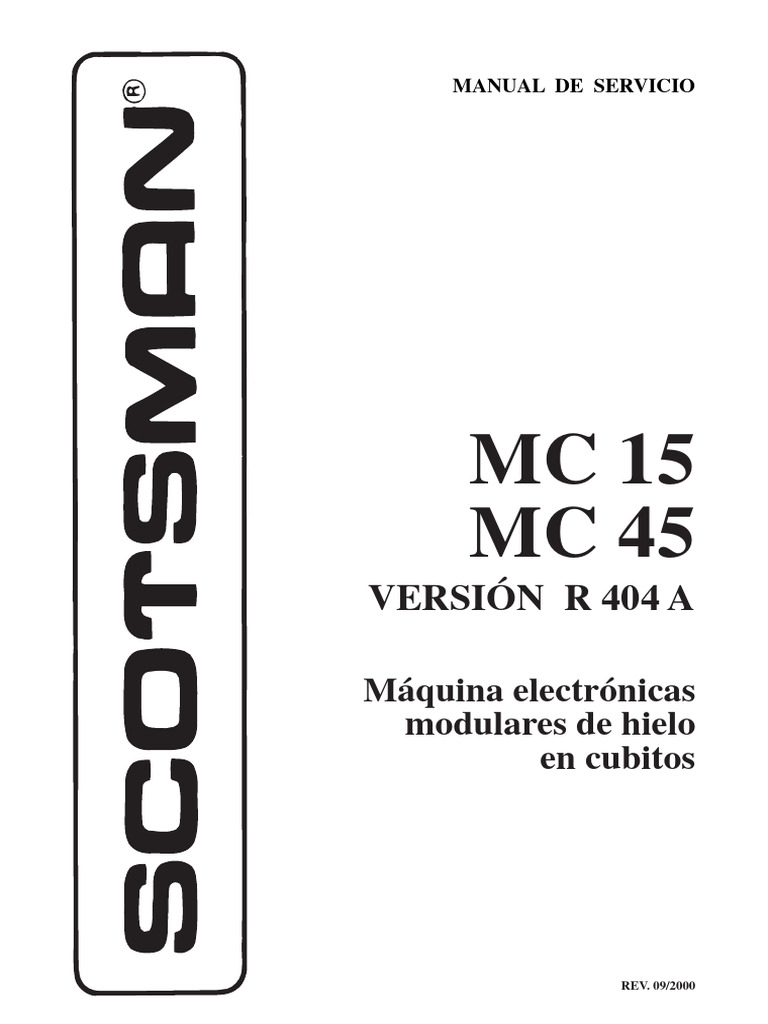 Español MC 15-45 - REV. 09-2000 | PDF