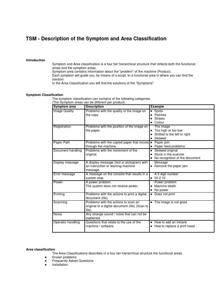 TSM Océ 940 - Tools | PDF