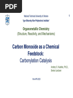 The Cativa'' Process For The Manufacture Plant of Acetic Acid | PDF