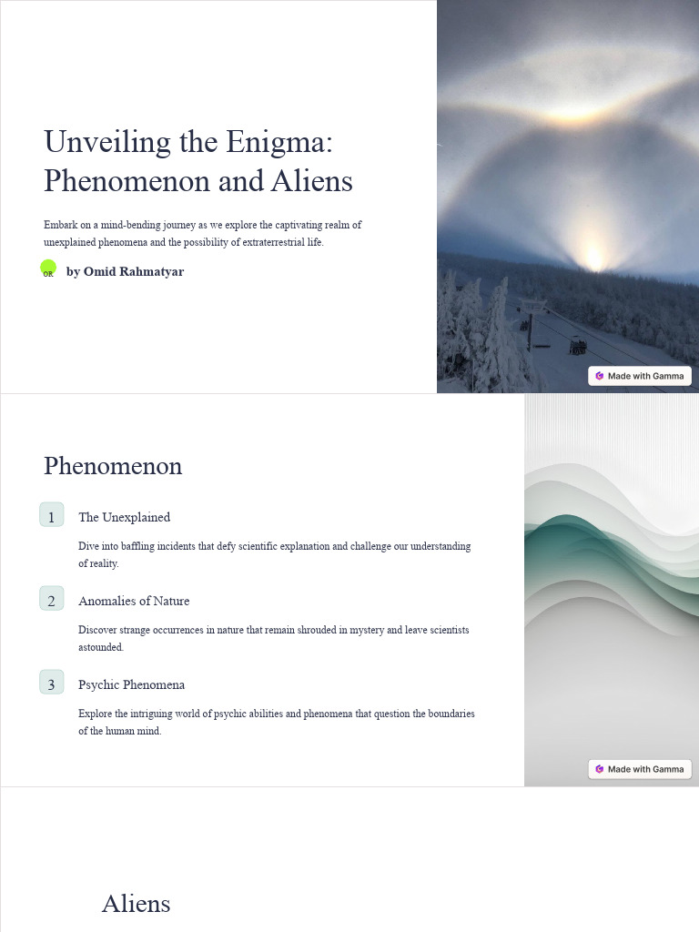 Unveiling-the-Enigma-Phenomenon-and-Aliens (1) | PDF Unveiling-the-Enigma-Phenomenon-and-Aliens (1) | PDF