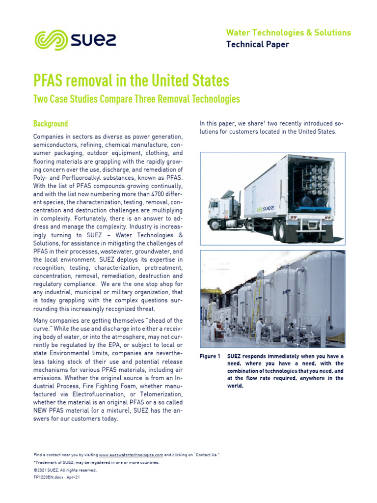 PFAS Removal | PDF