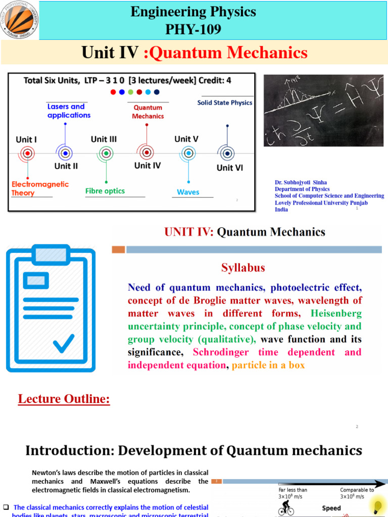 Quantum Mechanics | PDF