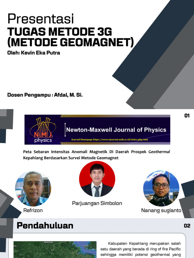 Metode 3G - Metode Geomagnet - Kevin Eka Putra - 2010442012 | PDF