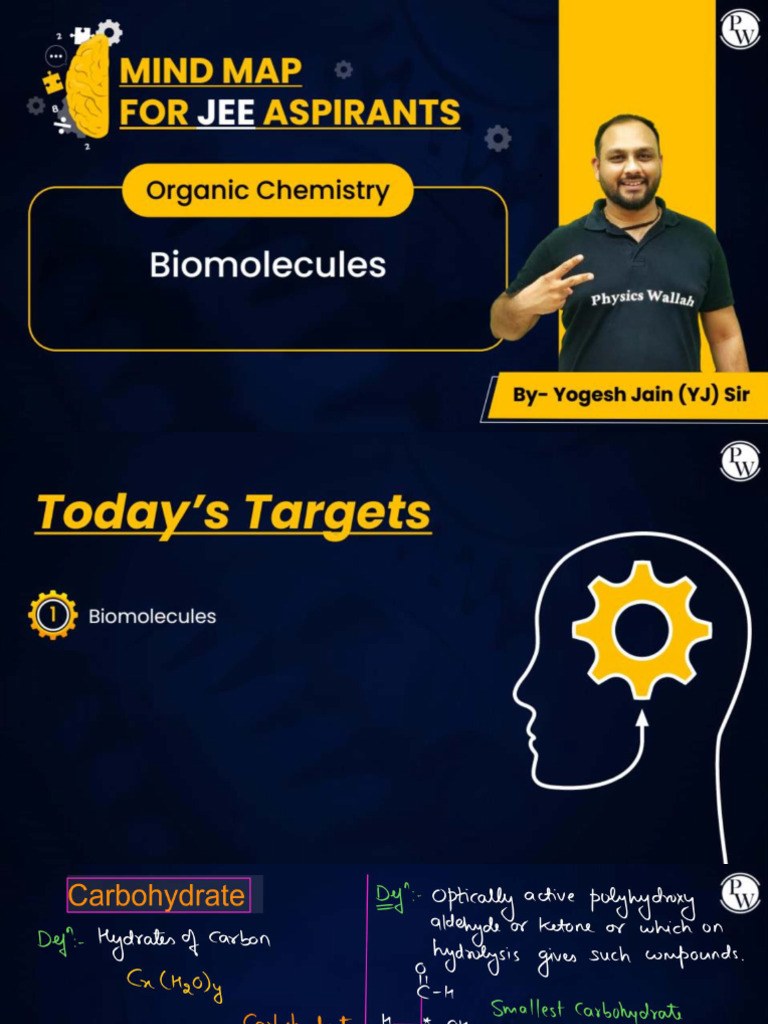 Biomolecules Mind Map | PDF