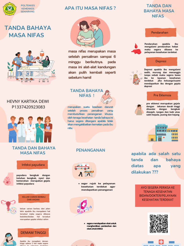 Leaflet Tanda Bahaya Nifas | PDF